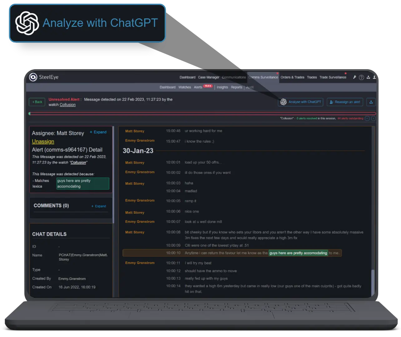 Case Study: ChatGPT in Market Surveillance